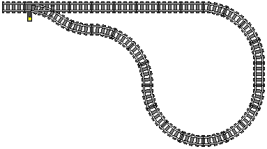 A reversing loop is a loop of track that makes a train turn around and ...